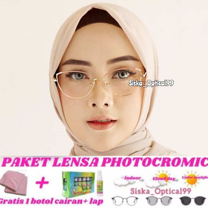 Jual Frame Kacamata Cat Eye | Kacamata Photocromic | Kacamata Minus ...