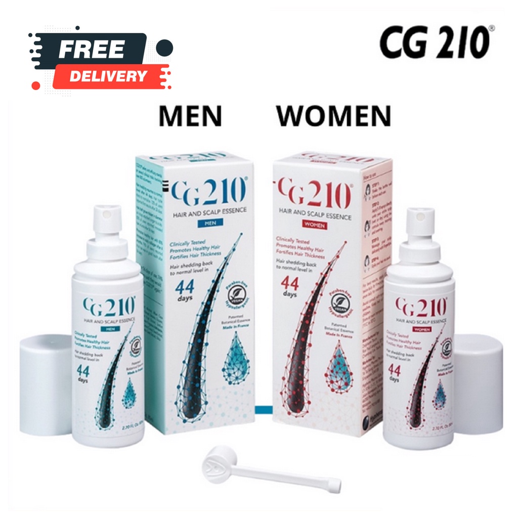 Jual CG210 Hair & Scalp Essence Stop HairFall Men Women 80ml | Shopee ...