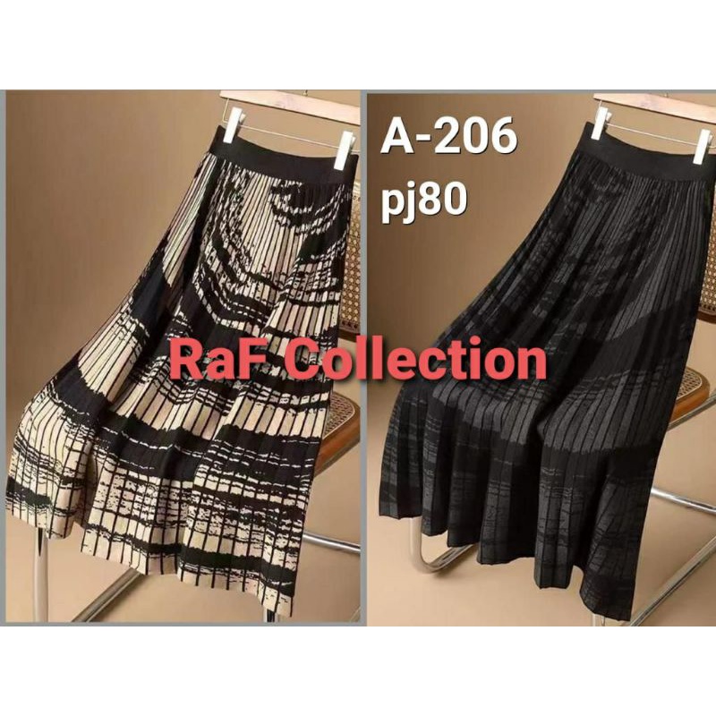 Jual RAF Collection Rok Rajut Knit Super Premium Motif Oclo ( Rok Rajut ...