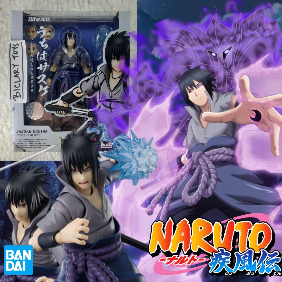 Jual SHF Sasuke Uchiha He Who Bears All Hatred Naruto Shippuden ...
