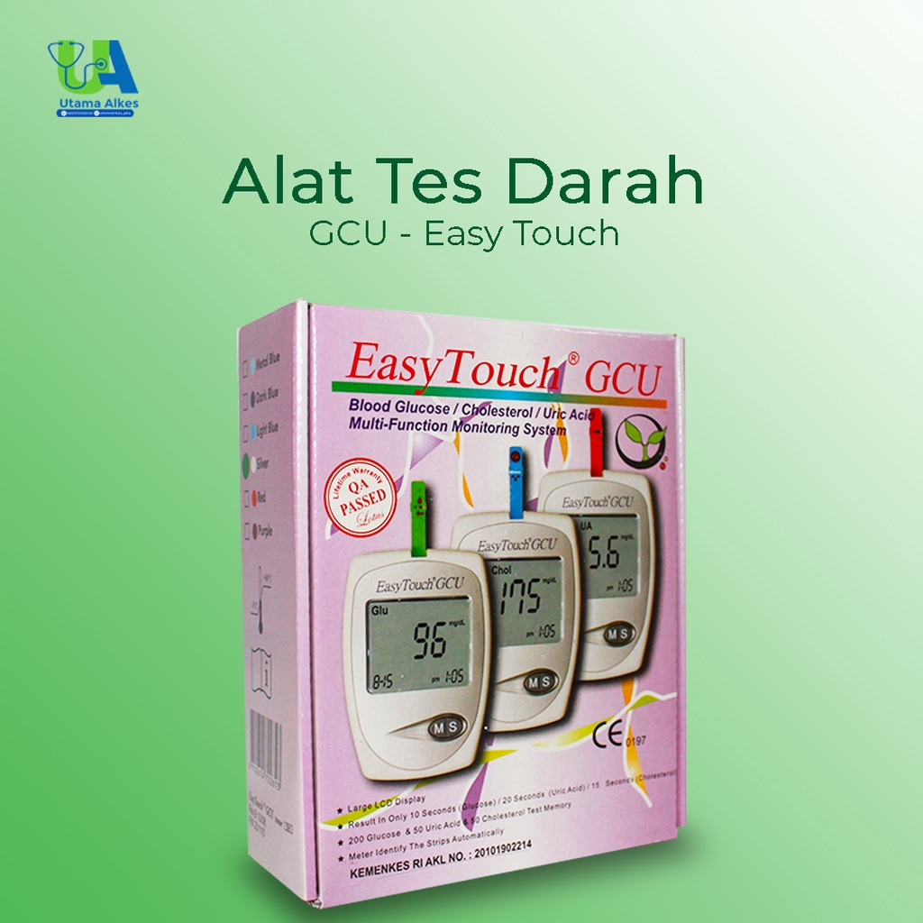 Jual ALAT TES DARAH | EASY TOUCH | GCU | Shopee Indonesia
