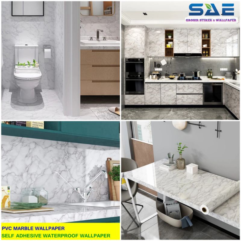 Jual Wallpaper Sticker Dinding Lantai Lemari Meja Pintu Kayu Triplek ...