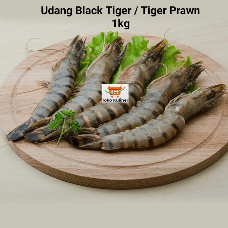Jual Udang Black Tiger / Tiger Prawn 1kg | Shopee Indonesia