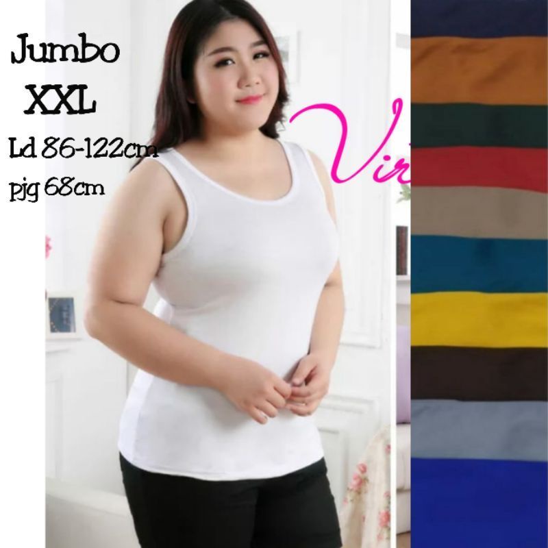 Jual TankTop Jumbo | Tangtop | Tengtop | singlet | Kaos Dalam Wanita ...