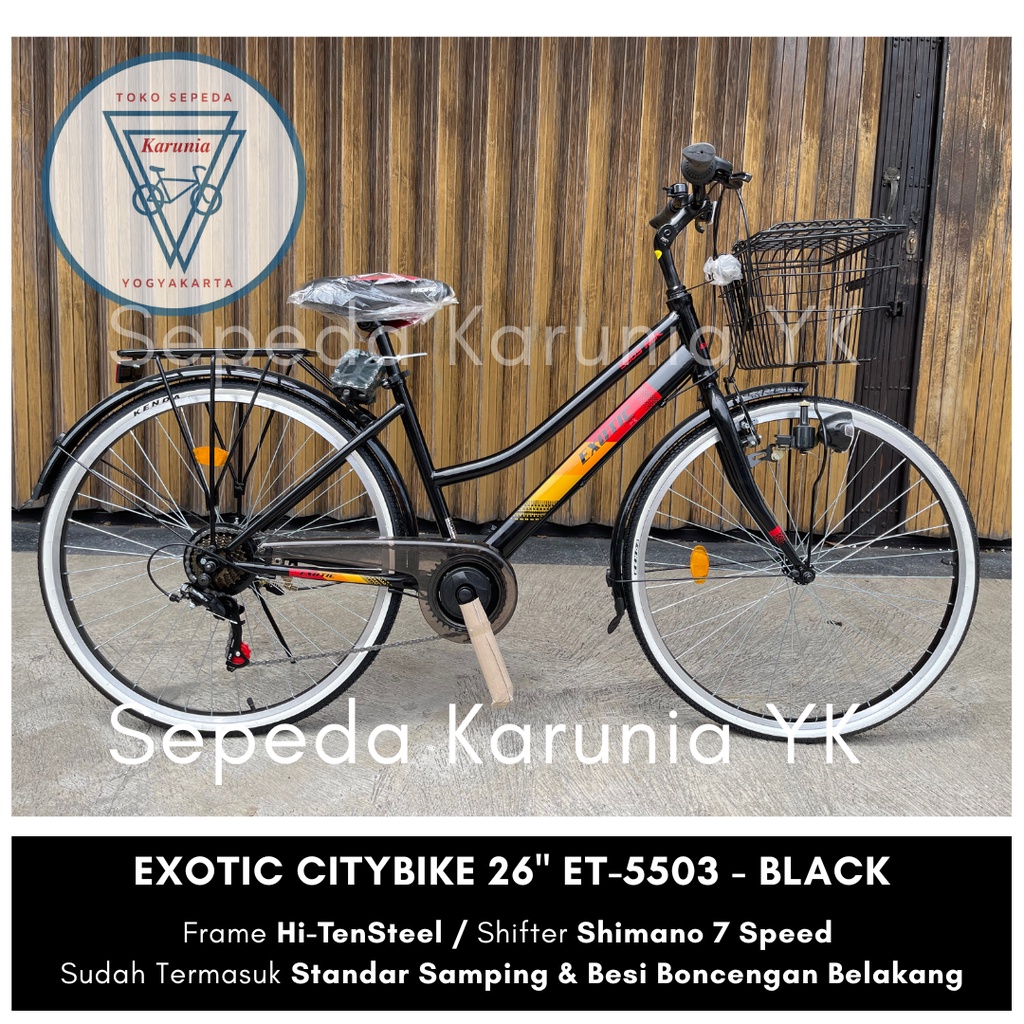 Jual Citybike 26 Exotic ET 5503 | 7 speed - Sepeda Keranjang Pasar CTB ...