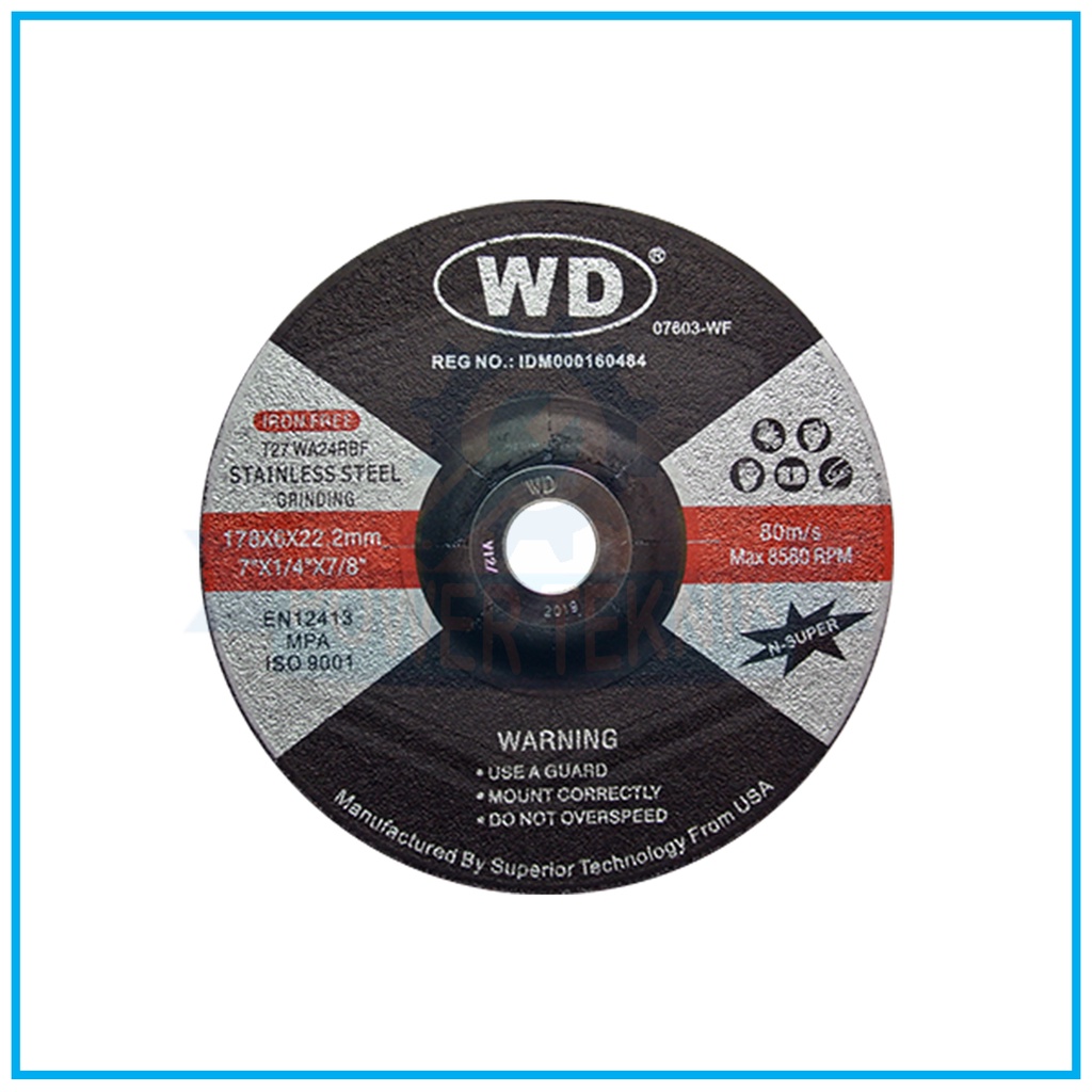Jual WD Cutting Wheel Batu Gerinda Potong Besi 7 Inch | Shopee Indonesia