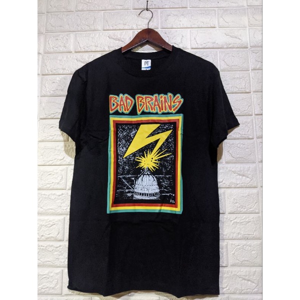 Jual KAOS MUSIK BAD BRAINS BUILT UP TAG MERCH CONS | Shopee Indonesia