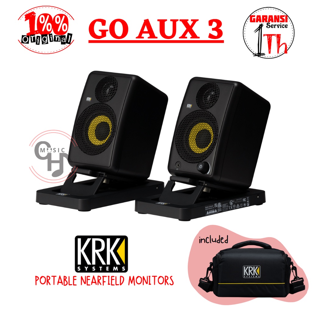 Jual KRK GOAUX3 3" Powered Portable Studio Monitor Original | Shopee Indonesia
