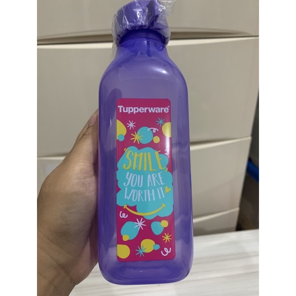 Jual 1 Pcs Eco Bottle Square 500 ML Tupperware/ Botol minum tupperware ...