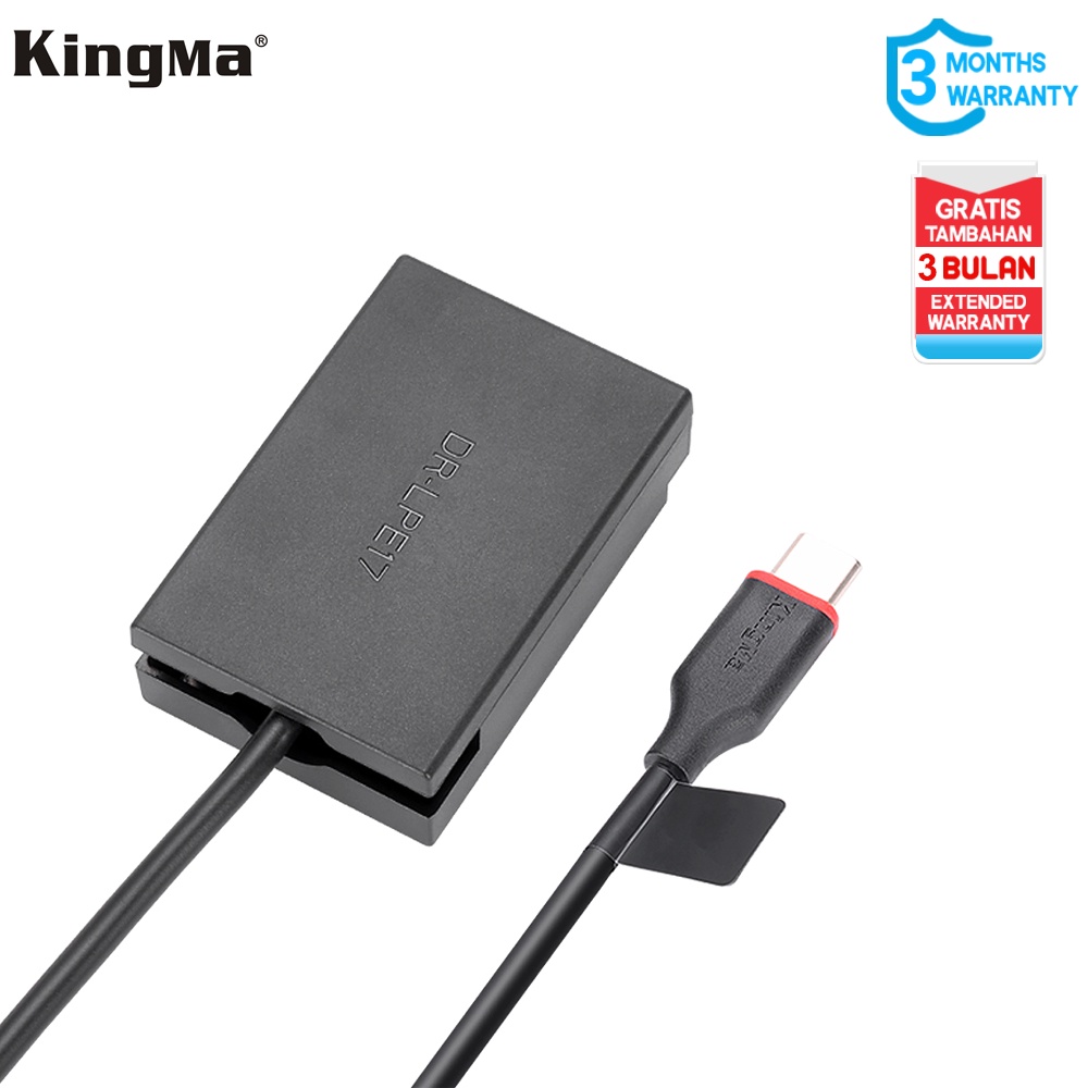 Jual KINGMA Type C USB Dummy Battery for Canon LP-E17 Power Bank ...