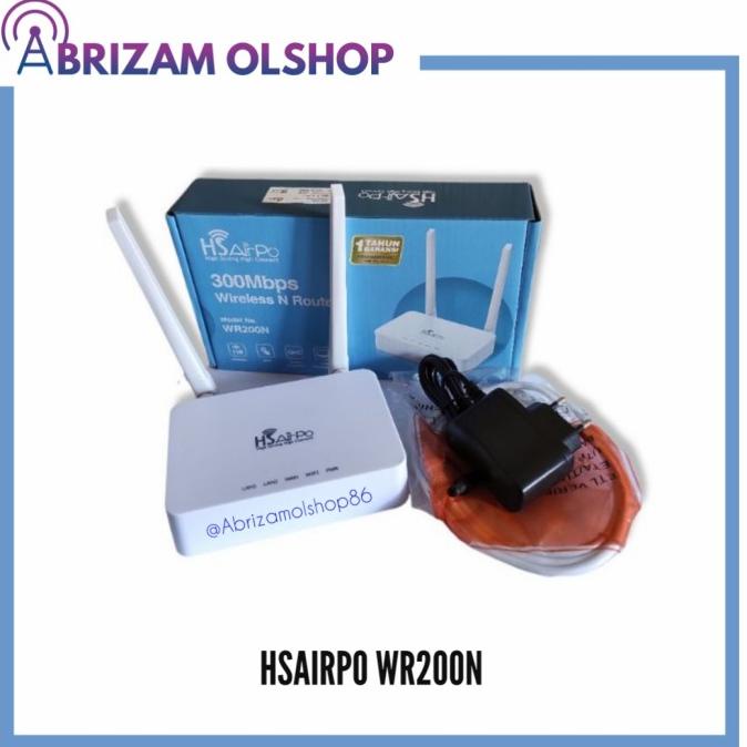 Jual HS AIRPO WR200N ROUTER N WIRELESS 300Mbps HSAIPO | Shopee Indonesia