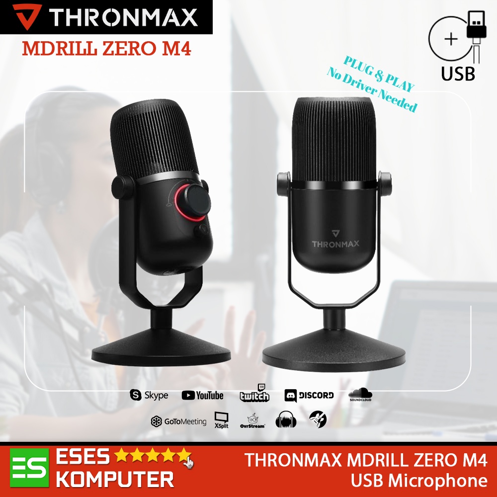 Jual Microphone THRONMAX MDRILL ZERO M4 | USB Microphone | Shopee Indonesia