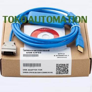 Jual USB CIF02 CQM1-CIF02 Cable OMRON CPM1A CPM2A C200HE C200HG/HX CQM1 ...