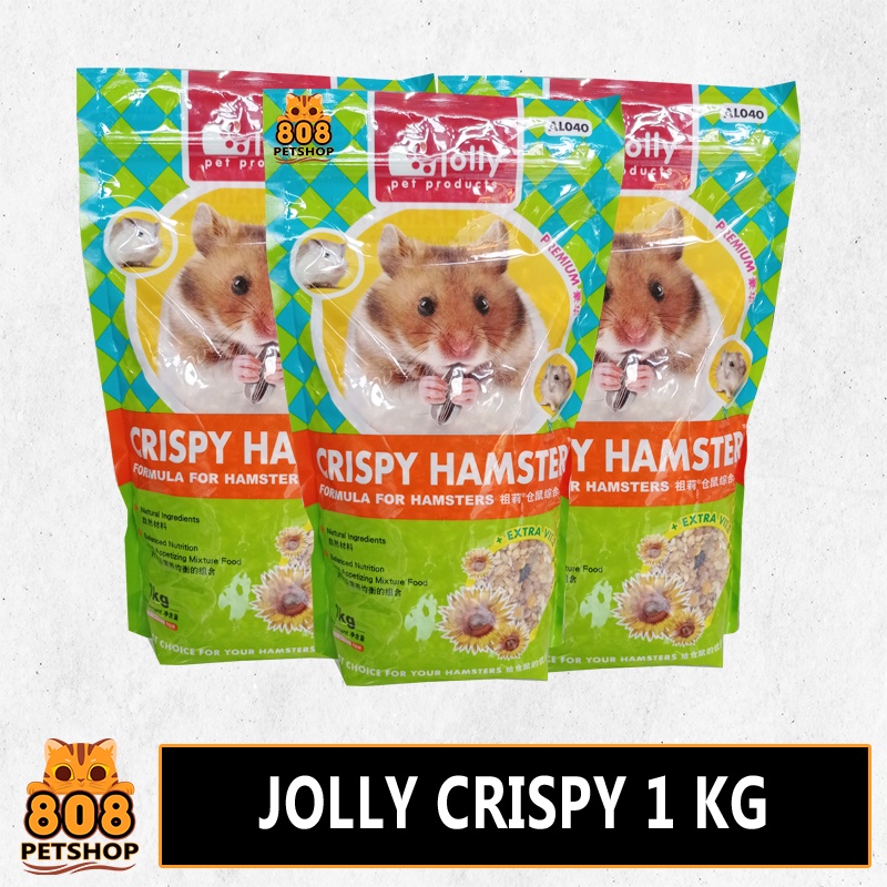 Jual Makanan Hamster JOLLY CRISPY HAMSTER - MAKANAN HAMSTER 1 kg ...