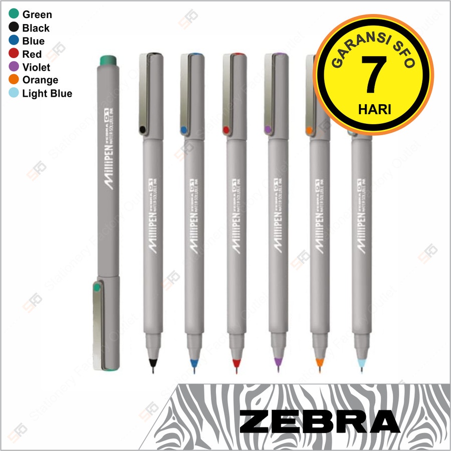 Jual Pen Zebra Millipen 0.1mm - SFO Semarang Official | Shopee Indonesia