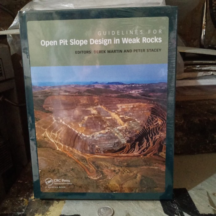 Jual GUIDELINES FOR OPEN PIT SLOPE DESIGN IN WEAK ROCKS DEREK MARTIN ...