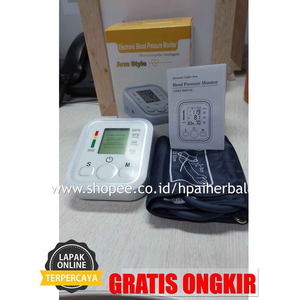 Jual Tensimeter Digital Lengan Tensi Digital Voice WITH Monitor LED ...