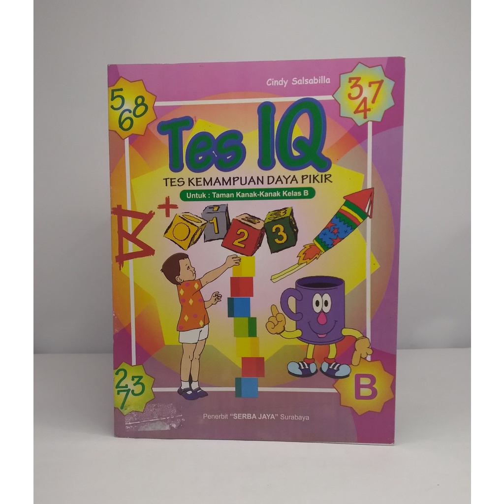 Jual BUKU TES IQ TES KEMAMPUAN DAYA PIKIR UNTUK TK B | Shopee Indonesia
