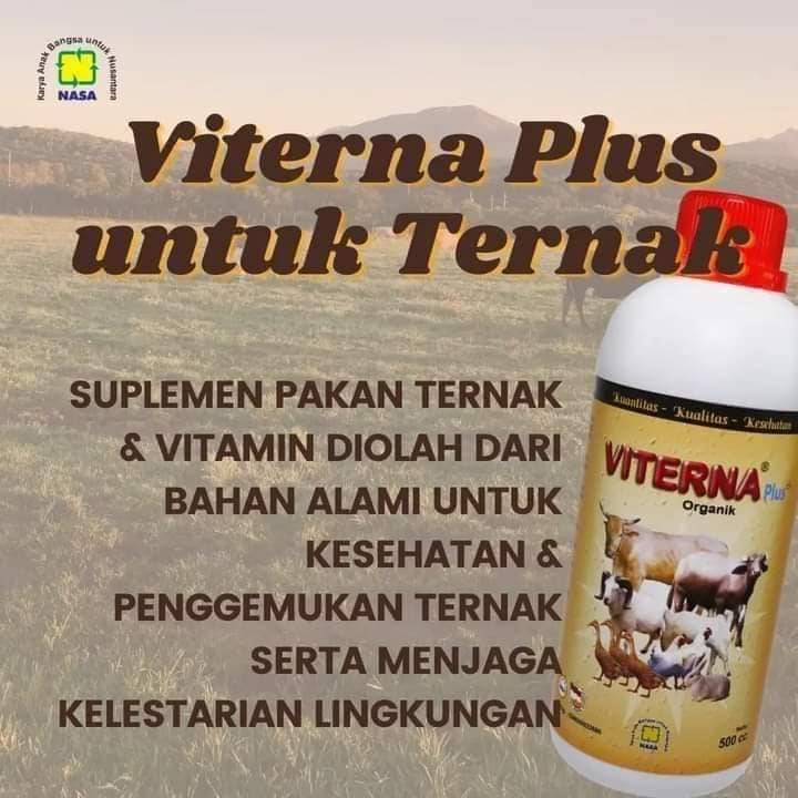 Jual Viterna Nasa Vn Ternak Isi 500 cc Nutrisi Pakan Ternak Dan ...