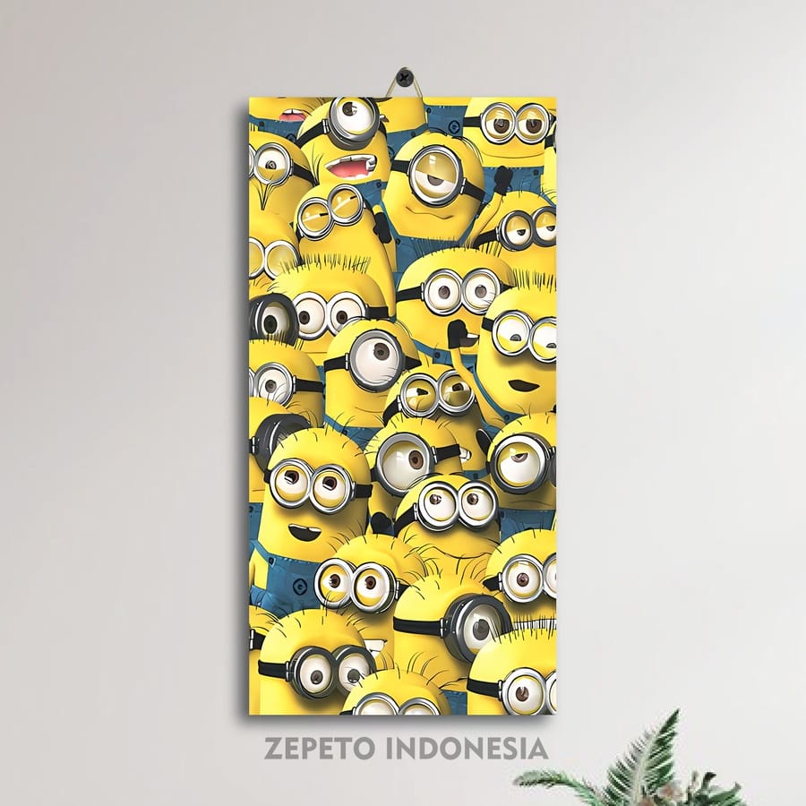 Jual 21-32 HIASAN RUANG ANIMASI MINION KEVIN BOB AGNES STUART 15X30 ...
