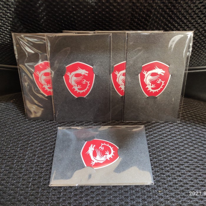 Jual Skin Sticker Emblem Msi Red Dragon True Gaming Original | Shopee ...