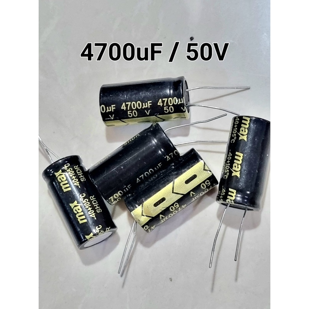 Jual Kapasitor Capacitor ELCO 4700uf 50v / 4700 uf 50 v / 4700uf/50v ...