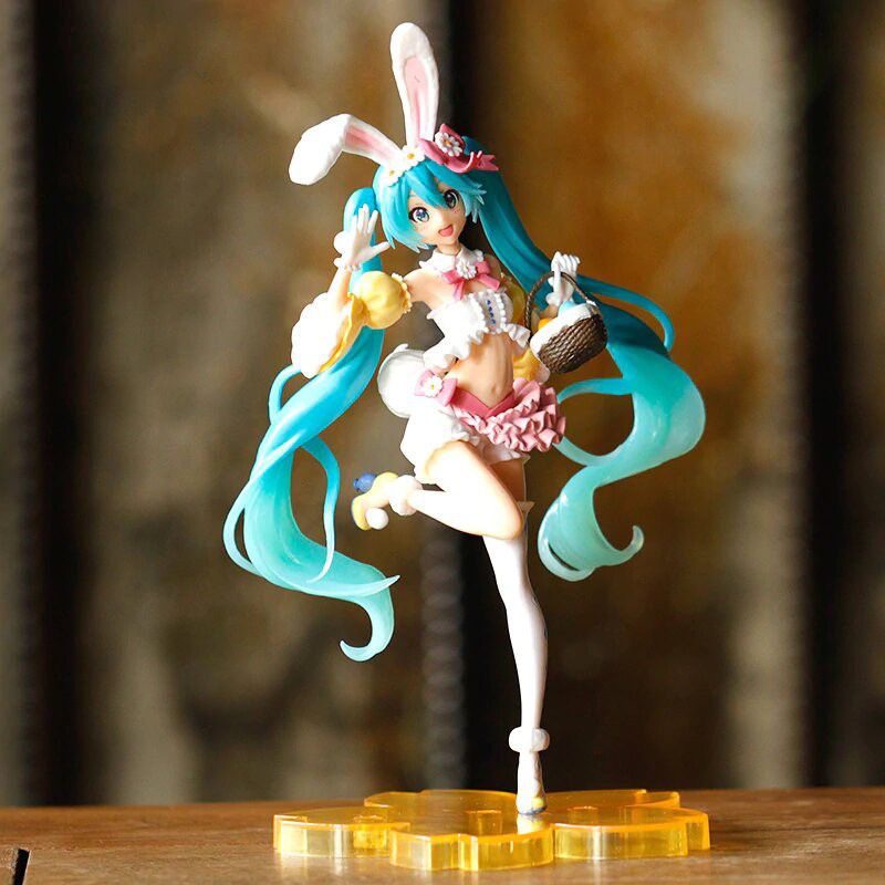 Jual HATSUNE MIKU SPRING EASTER RABBIT EAR - Action Figure Miniatur Pajangan Vocaloid Waifu ...