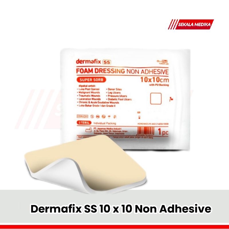 Jual Dermafix SS Foam Dressing Non Adhesive Onemed / Satuan | Shopee ...