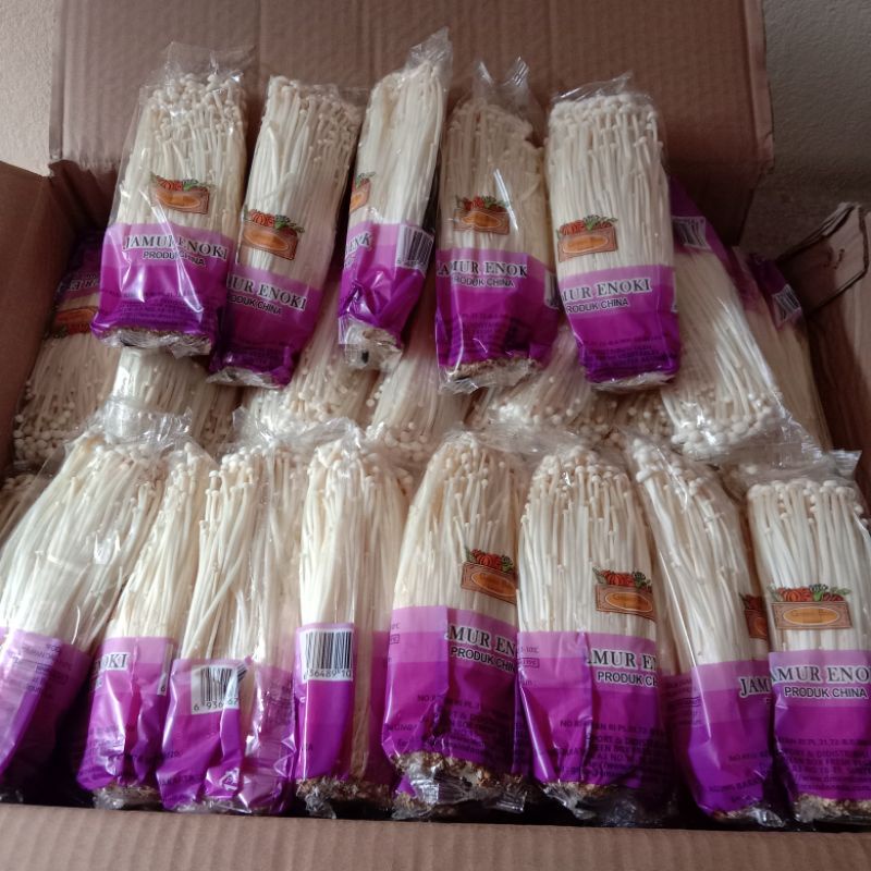 Jual ENOKI JAMUR CHINA / JAMUR KOREA MUSHROOM | Shopee Indonesia