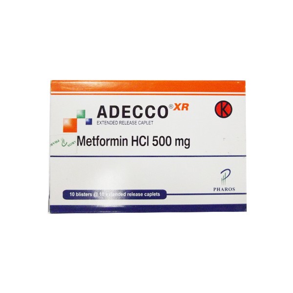 Jual ADECCO XR 500MG 1 STRIP ISI 10 TABLET / OBAT DIABETES | Shopee ...
