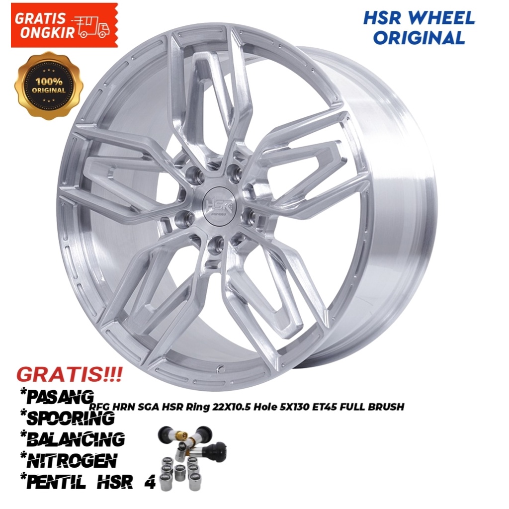 Jual Velg hsr wheel forged ring 22 hole 5 pcd 5X112 | Shopee Indonesia