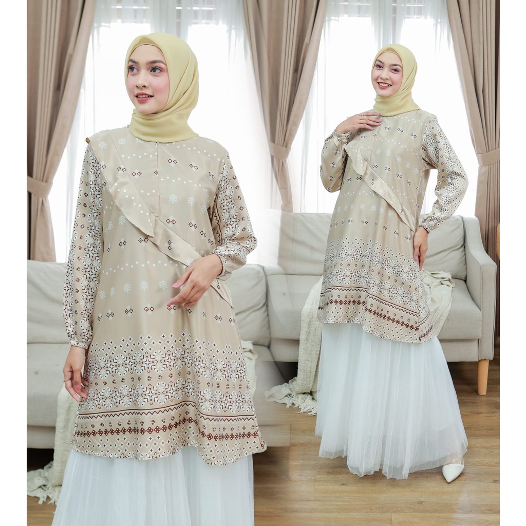 Jual Della Daily SARIMBIT KELUARGA SENIA MAXI FULL MOTIF /FASHION ...