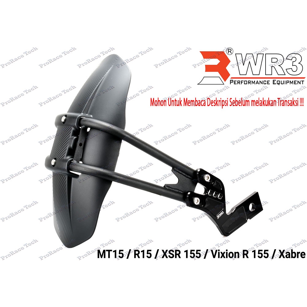 Jual Mudguard / Mud Guard WR3 XSR 155 / MT 15 / R15 V3 / Vixion 155 ...