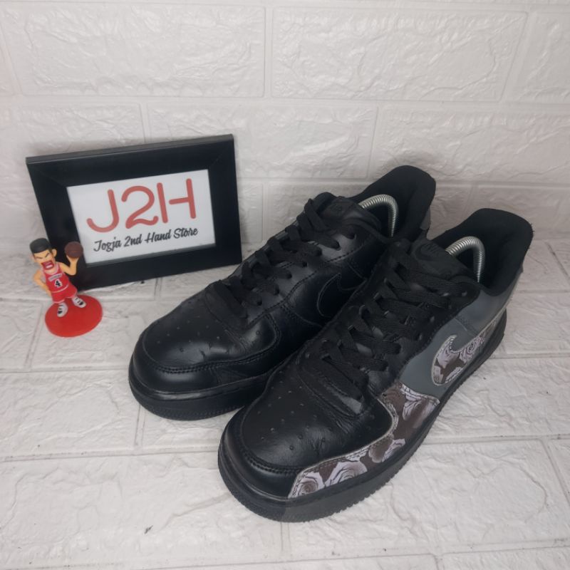 Jual Sepatu Nike Air Force 1 Low Black Size 43 In Sole 27,5cm Made in ...