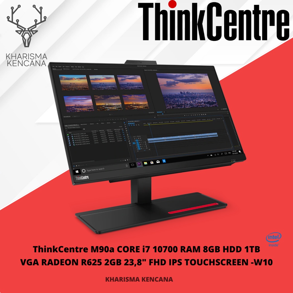 Jual THINKCENTRE M90A CORE I7 10700 RAM 8GB HDD 1TB RADEON R625 2GB 23 ...