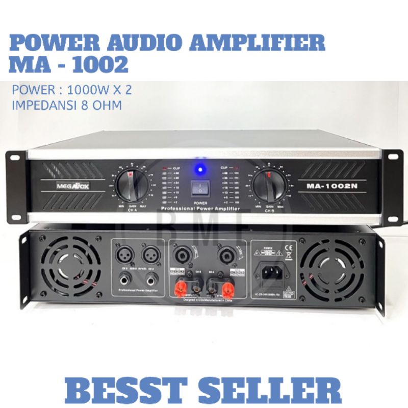 Jual POWER AUDIO AMPLIFIER SOUND SYSTEM OUTDOOR MEGAVOX ORIGINAL AMPLI ...