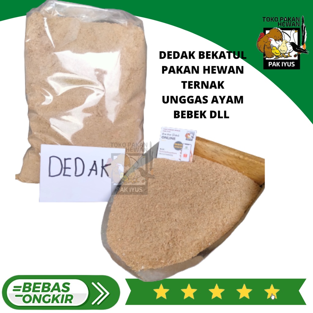 Jual BEKATUL DEDAK DEDEK HUUT PADI PAKAN HEWAN TERNAK UNGGAS BURUNG ...