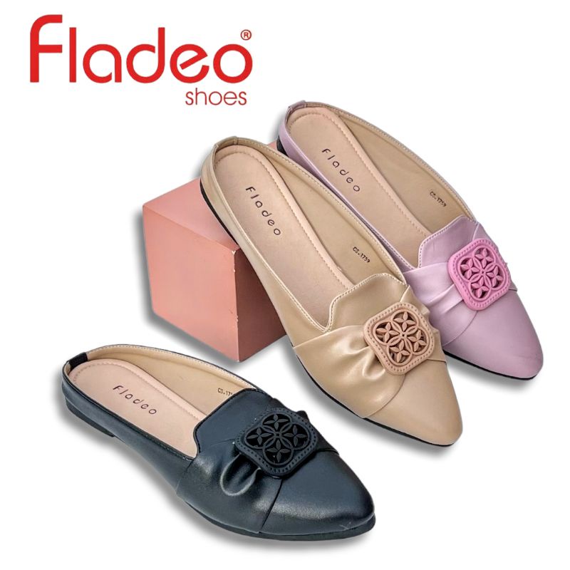 Jual sepatu wanita dewasa - sepatu slop fladeo | Shopee Indonesia