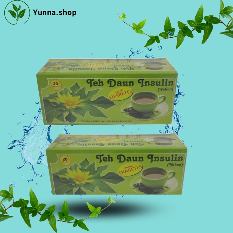 Jual TEH CELUP DAUN INSULIN YAKON - teh insulin - insulin - daun ...