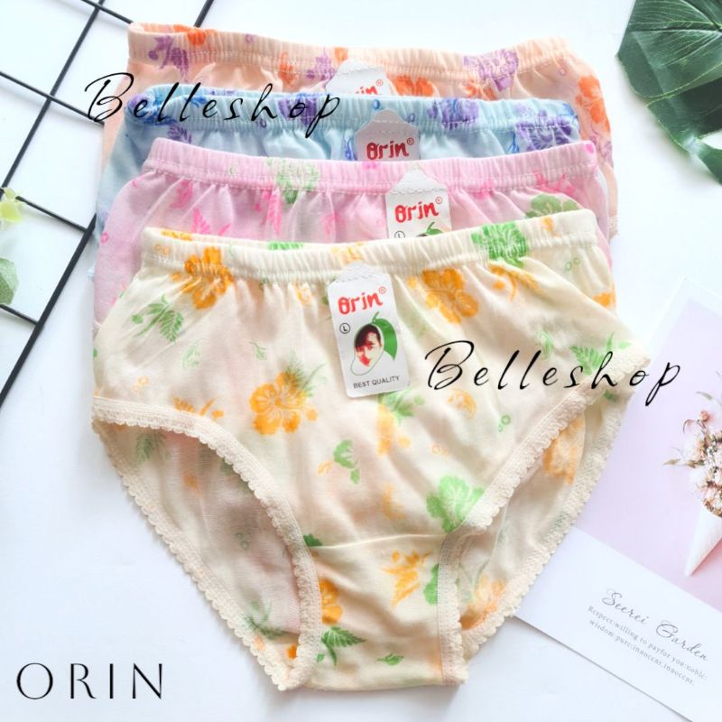 Jual 12 Pcs Celana Dalam Wanita Orin Grosir Celana Dalam Shopee Indonesia 7353