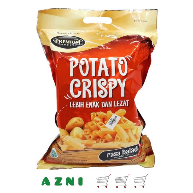 Jual POTATO SNACK Crispy Balado 200 g | Shopee Indonesia