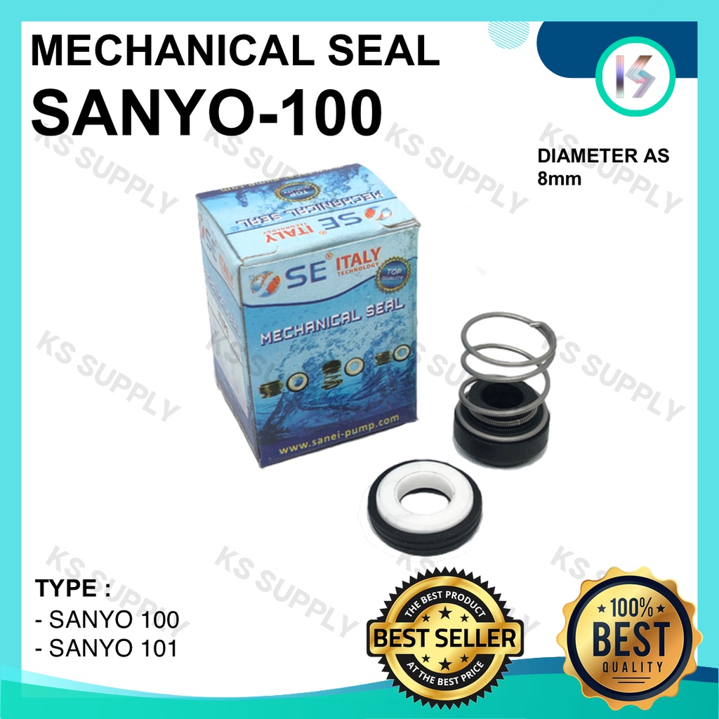 Jual MECHANICAL SEAL SIL MEKANIK SANYO 100 SY-100 SPAREPART POMPA AIR | Shopee Indonesia