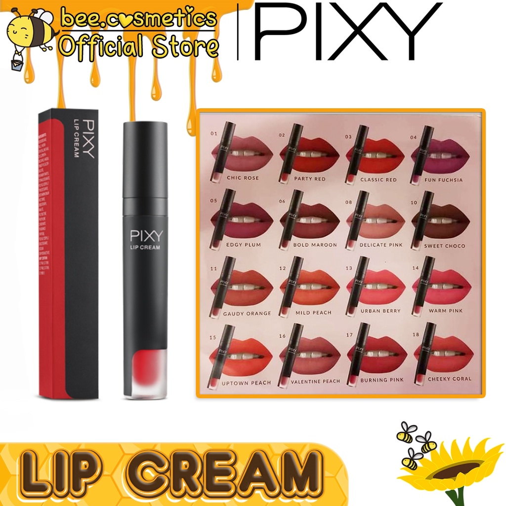 Jual PIXY LIP CREAM / LIP MATTE CREAM ( READY 18 SHADE WARNA ) | Shopee ...