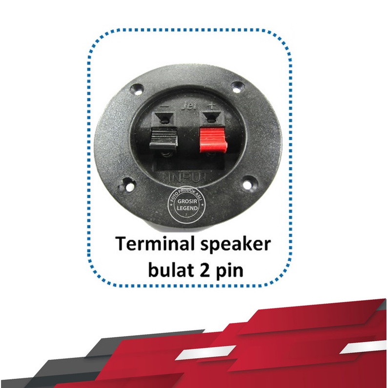 Jual Terminal speaker 2 pin bulat | Shopee Indonesia