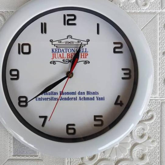 Jual Ukuran diameter 30cm Jam dinding foto gift hadiah kado custom ...