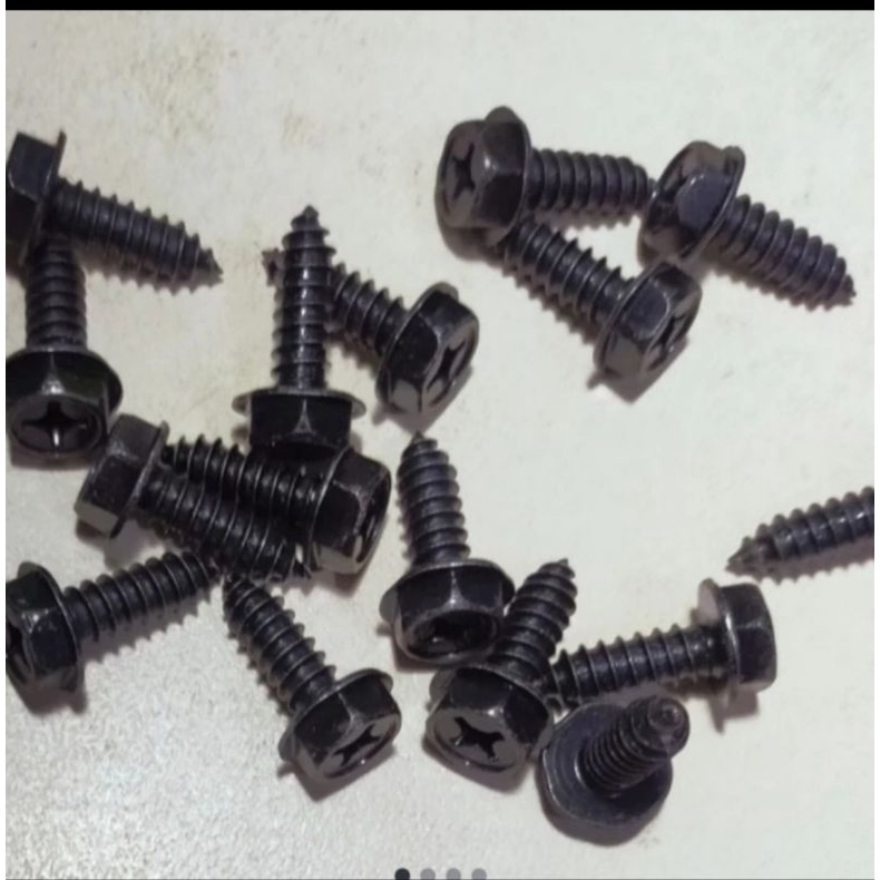 Jual baut sekrup kancing bemper liner bodykit mobil universal original ...