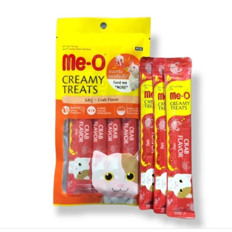 Jual Meo Creamy Treats 60gr ( 4x15gr ) CRAB meo creamy crab meo creamy ...