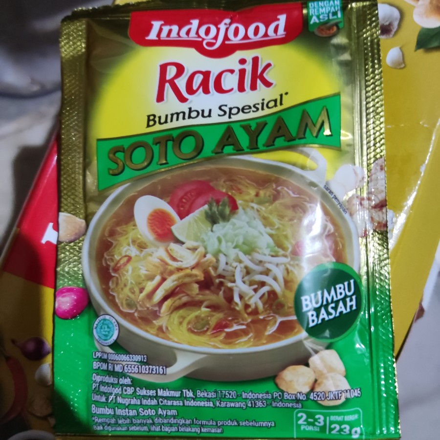 Jual PRAKTIS & MUDAH Masak SOTO 25 Gram!! Bumbu Masak Instant Indofood ...