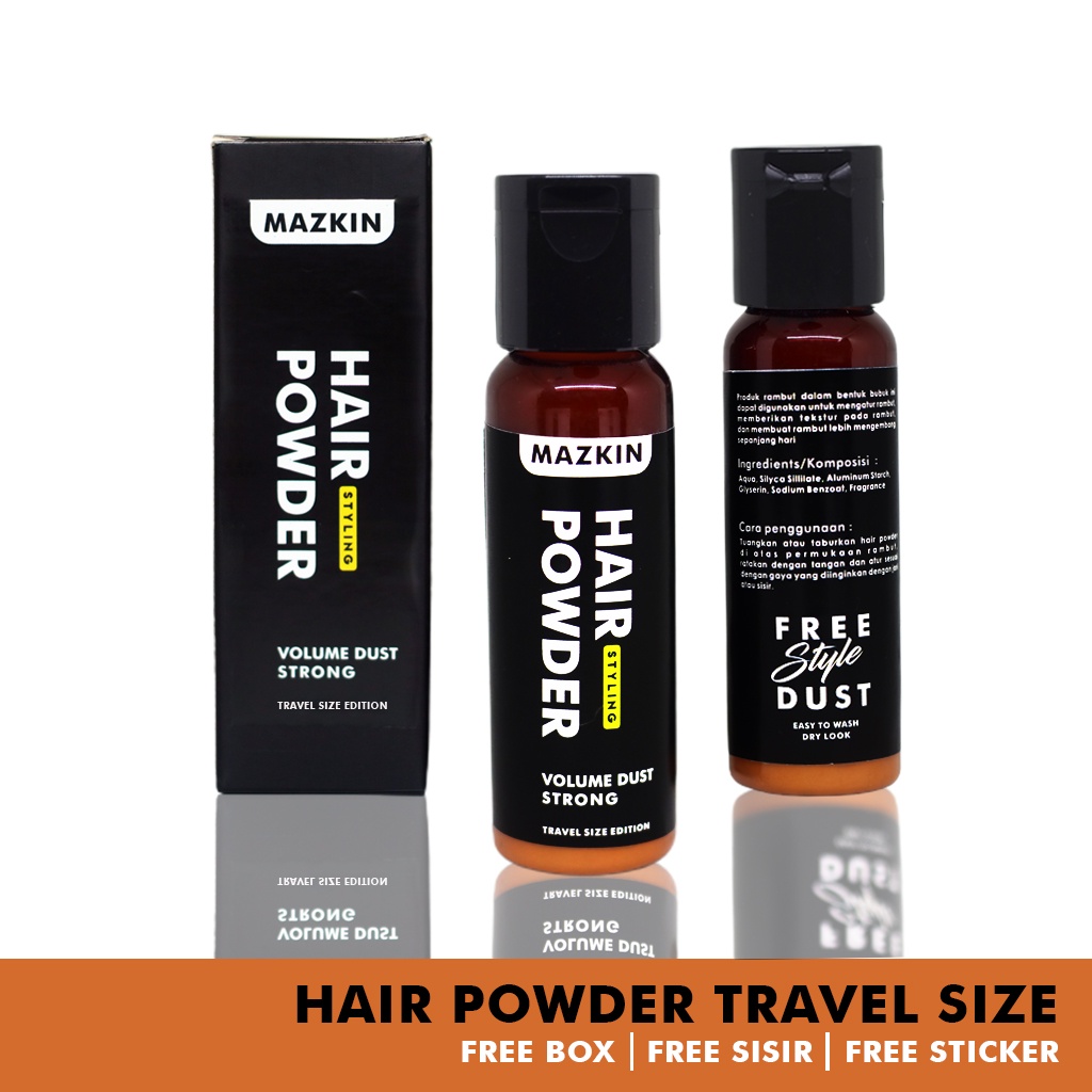 Jual HAIR POWDER MAZKIN TRAVEL SIZE EDITION | volume dust hair styling ...