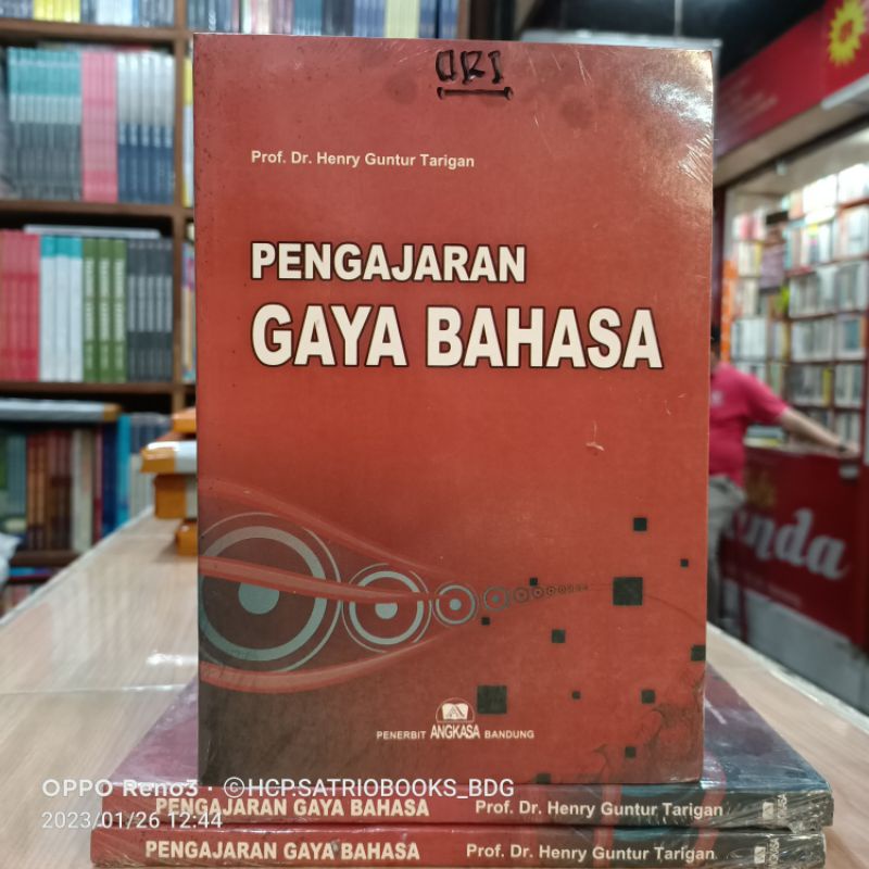 Jual ORI - PENGAJARAN GAYA BAHASA - PROF. DR. HENRY GUNTUR TARIGAN ...